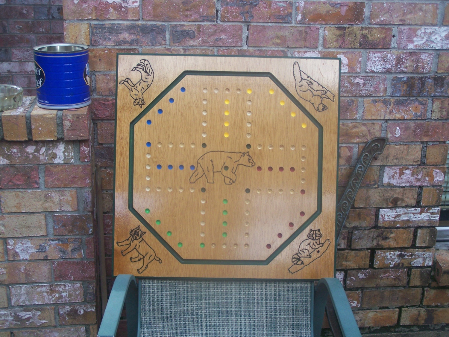 24 Inch Large Aggravation Board Game W Animals