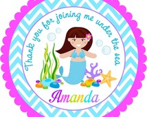 Popular items for mermaid gift tags on Etsy