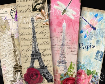 Decoupage bookmark | Etsy