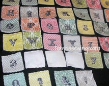 Unique board game fabric related items | Etsy