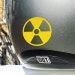 Radiation Symbol Reflective Decal / Radiation Helmet Sticker