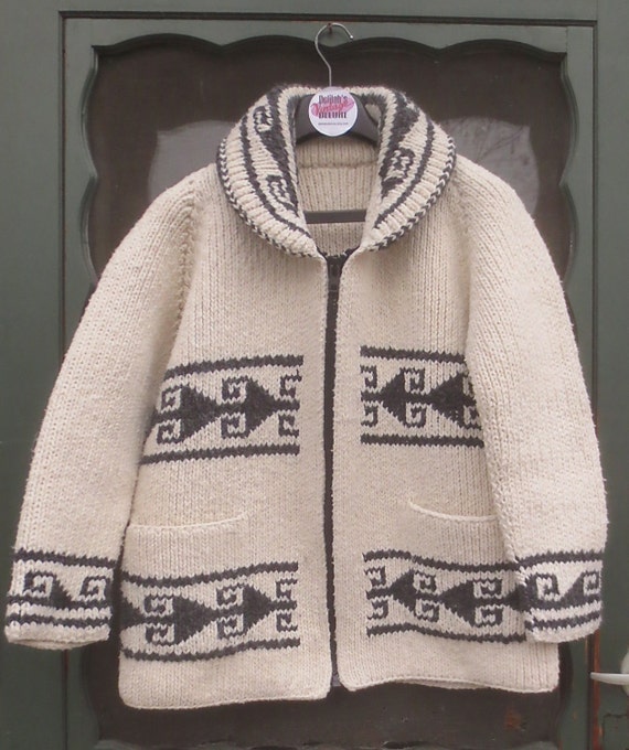 Vintage 1970's THE BIG LEBOWSKI Style Knit by delilahsdeluxe