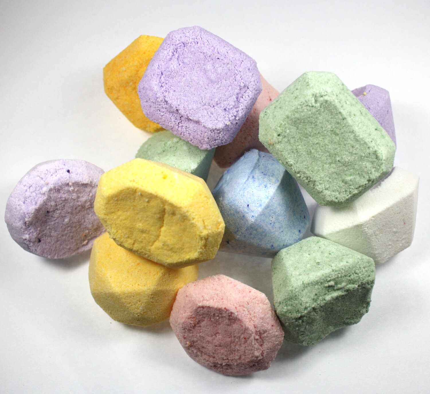 12 Jewel Shaped Bath Bombs bath fizzy bath fizzies fizzy