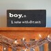 Boy Definition Wood Sign