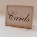 Cards Sign Card Box Sign with Rhinestones Picture Keepsake