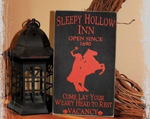 Popular items for sleepy hollow on Etsy