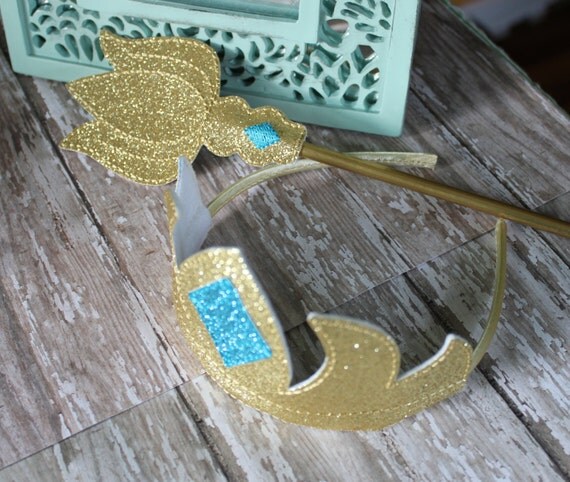 Snow Queen-inspired Tiara and Scepter Set by sleepingbcreations