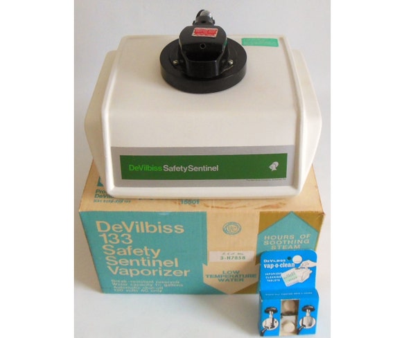 DeVilbiss Vaporizer Humidifier Vintage 1970s 133 Safety