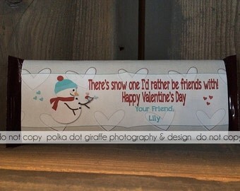 Snowman valentine | Etsy