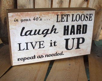 Popular items for 40th birthday sign on Etsy