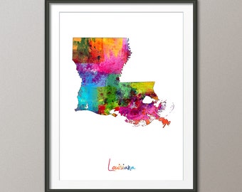 Massachusetts Watercolor Map USA Art Print 392 by artPause on Etsy