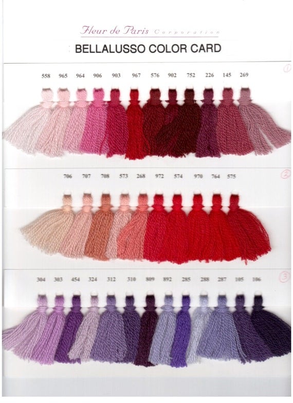 Bella Lusso Fine Merino Wool Colors 000-575 by ThreadAndLinks