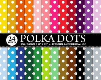 Digital Gray Paper: Gray Scrapbook Paper Gray Polka Dots