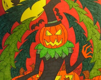 Monster Art Print Halloween Horror Art Macabre and by ToniTiger415