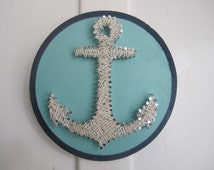 Unique anchor string art related items | Etsy