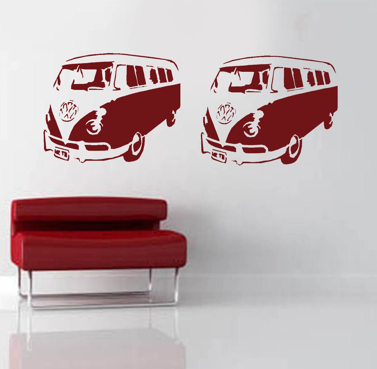 VW Camper Van Stencil Large wall stencil decorative stencils