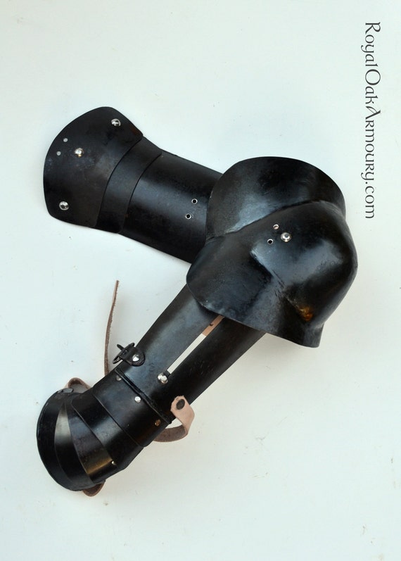 Items similar to Hand-Made 16th C Almain Rivet Arm Splints on Etsy