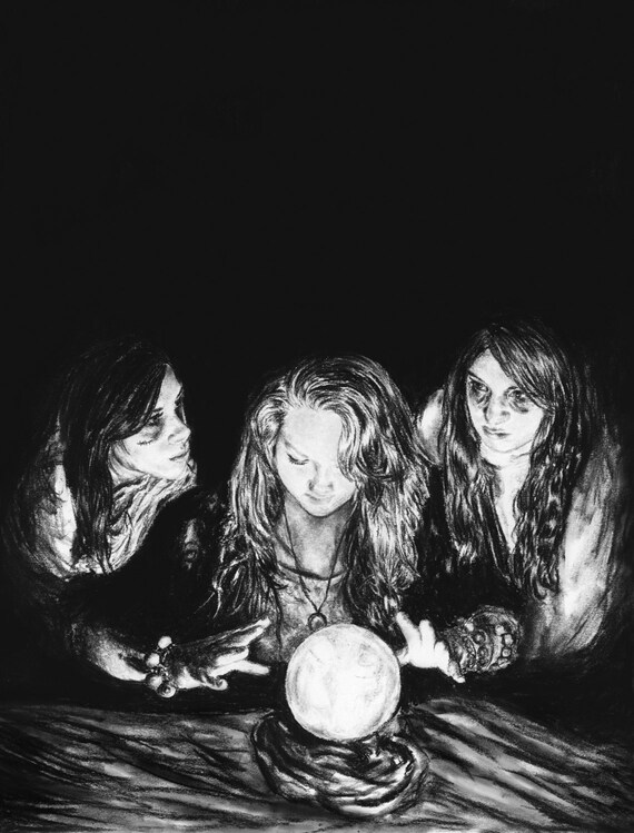 Seance Framed Art Halloween