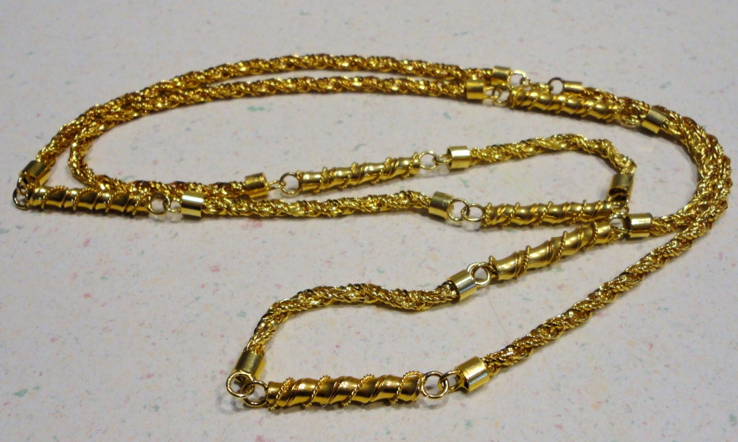GOLDTone Long 40 Inch Fancy Design Chain – Haute Juice