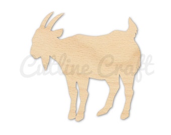 Goat wood cutout | Etsy