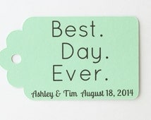Popular items for best day ever tag on Etsy