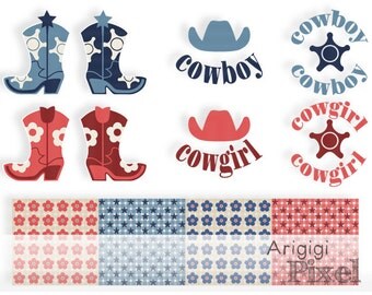 Unique cowboys clipart related items | Etsy