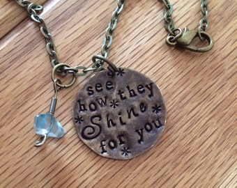 Partners in Crime Set hand stamped personalized by abedesign