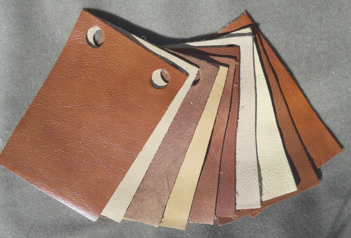 Leather Swatch Sets by StudioNu on Etsy