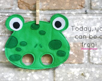 Frog mask | Etsy
