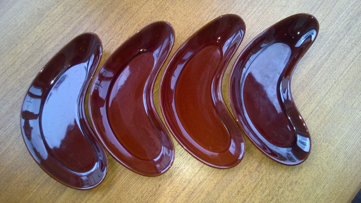 Denby stoneware salad side plate Homestead kidney shaped chilli dish ...