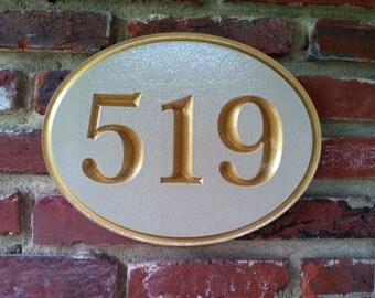 Vertical Address Sign Create your own House number Custom