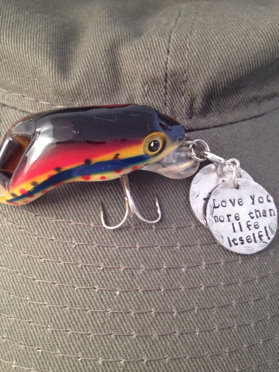 Personalized Fishing Lure with Your Special Message with 2 Removable ...
