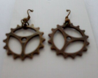 Popular items for gear earrings on Etsy