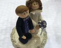 Popular items for clay bride and groom on Etsy