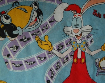 Rare Who Framed Roger Rabbit Flat Sheet
