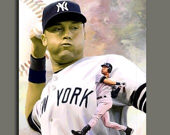 Derek jeter poster | Etsy