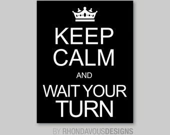 Popular items for Keep calm and wait on Etsy