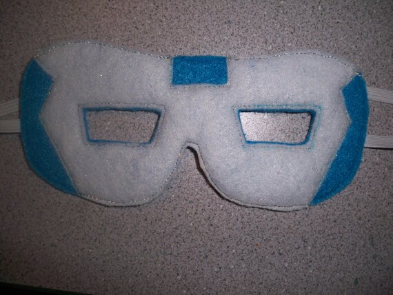 Ice Man or Ice Power Felt Superhero Mask Costume Any Size