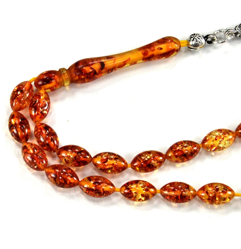 Tasbeeh Tesbih Amber Tasbih Turkish Amber Amber Rosary Muslim