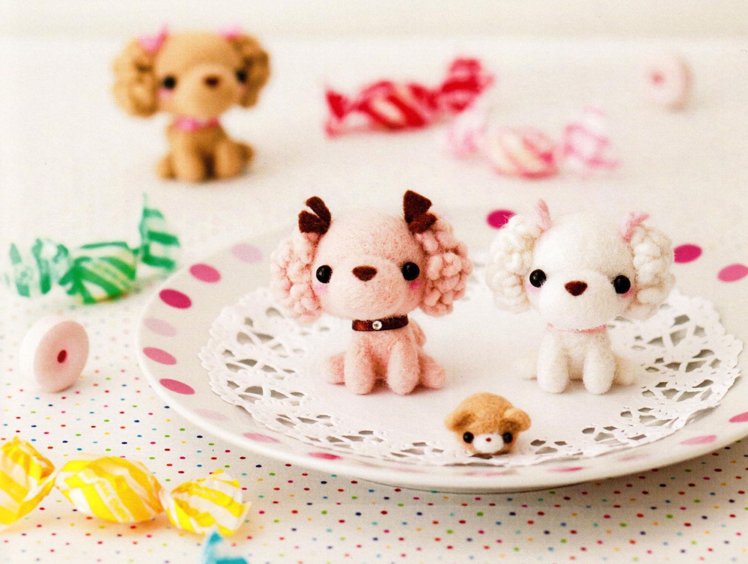 Fluffy Cute Wool Felt Animals Needle Felting Craft Ebook / PDF