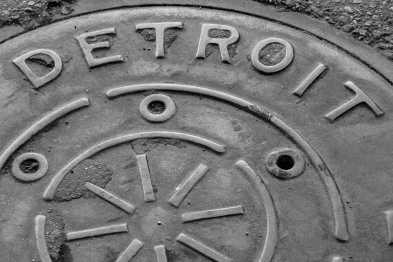 Detroit Manhole Cover Print