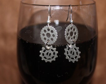 Popular items for gear earrings on Etsy