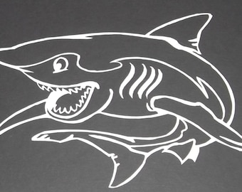 Popular items for shark vinyl on Etsy