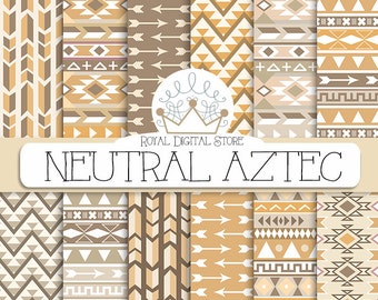Popular items for aztec digital paper on Etsy