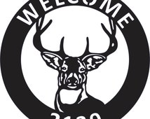 Popular items for deer sign on Etsy