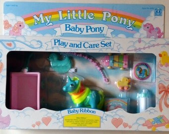 My Little Pony G1 European Exclusive MIB Nbbe Baby Ribbon Super Rare!