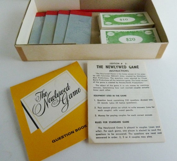 The Newlywed Game 3rd Edition Board Game Hasbro by HollyWouldFind