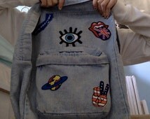 Unique grunge bag related items | Etsy