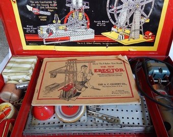 Popular items for vintage erector set on Etsy