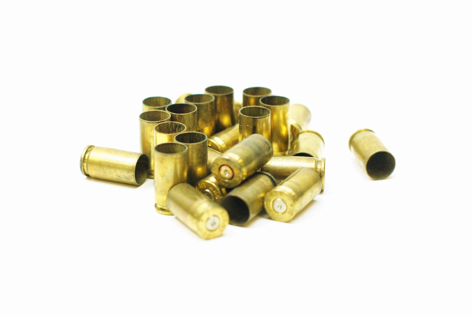 9mm Bullet Casing Rounds Brass Spent Pistol Bullets